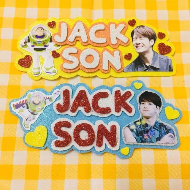 ป้ายชื่อ ติดแท่งไฟ Name tag GOT7 และ วงอื่นๆ (สั่งทำตามคำสั่งซื้อของ ...