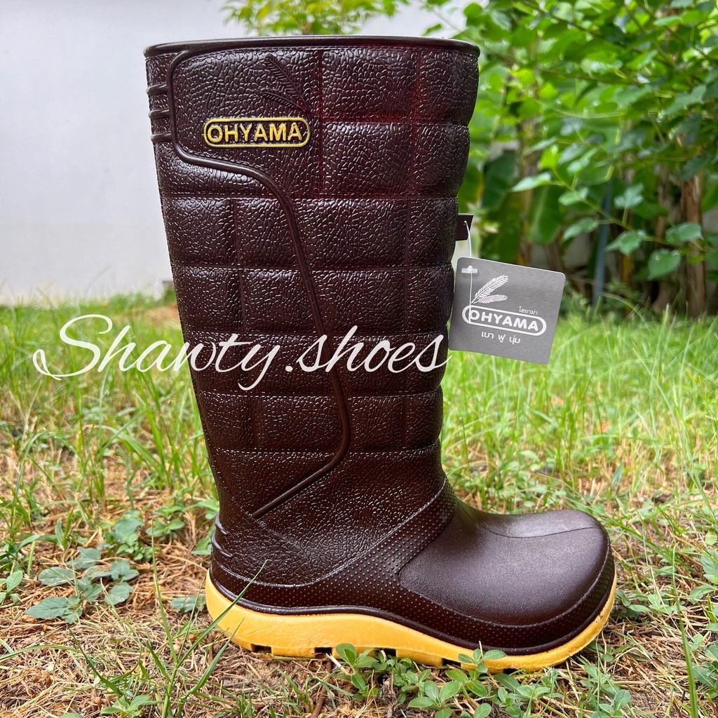 รองเท้าบูทเนื้อฟู พื้นหนานุ่ม Ohyama 003 สูง14-15นิ้ว รุ่นใหม่ล่าสุด รองเท้าบู๊ต มี 4 สี H3WN ...