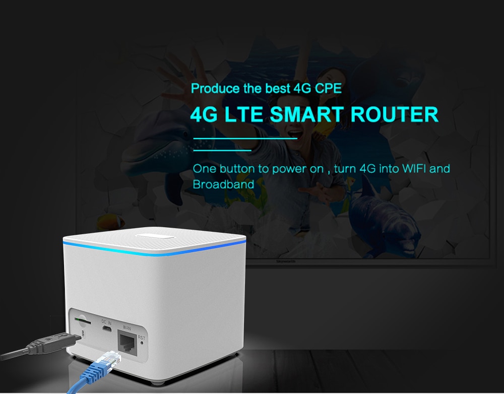 Tianjie R109A 3g 4g Lte GSM WiFi Router Cpe Outdoor Modem Hotspot WAN ...