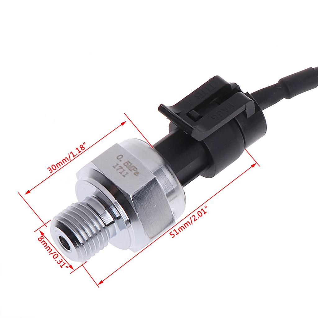 Transmitter Pressure Transducer DC 5V G1/4 Pressure Sensor 1.2 MPa for ...
