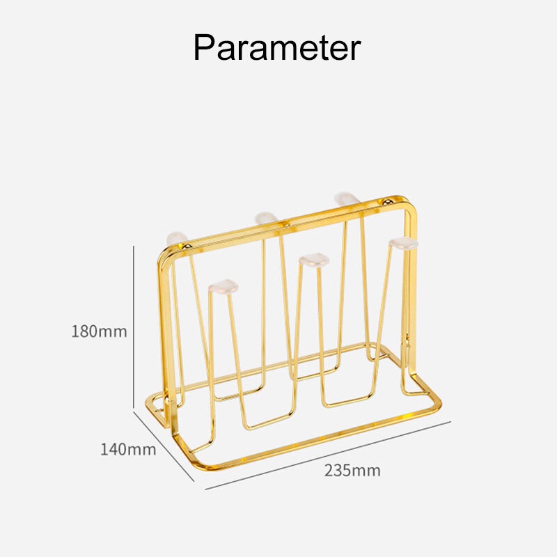 shelf cup holder Luxurious water cup light household glass cup water ...