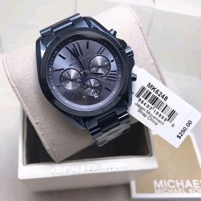 MK6248 ขนาด 43 มม. สี Navy blue สวยมาก MICHAEL KORS Oversized Bradshaw ...