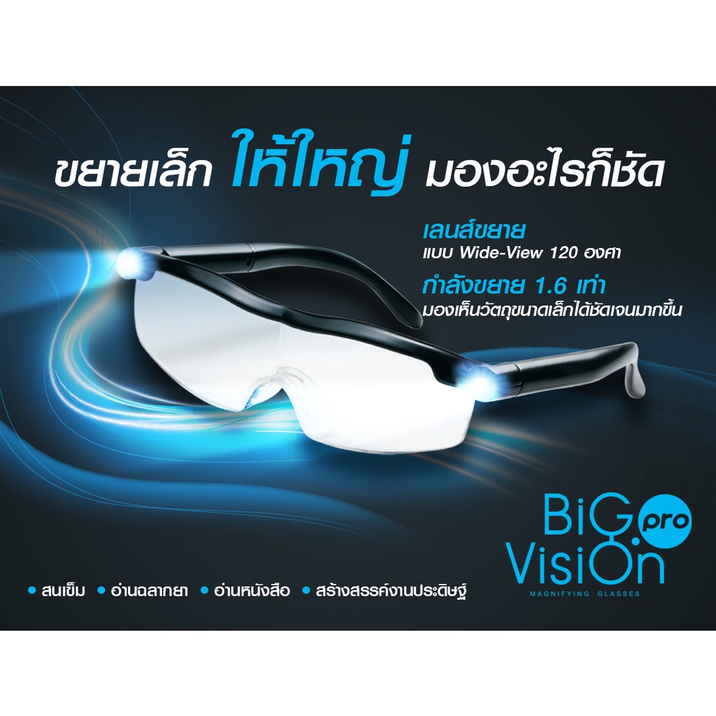 BIG VISION PRO แว่นขยายไร้มือจับโปร Tvdwarehousesale - tvd ...