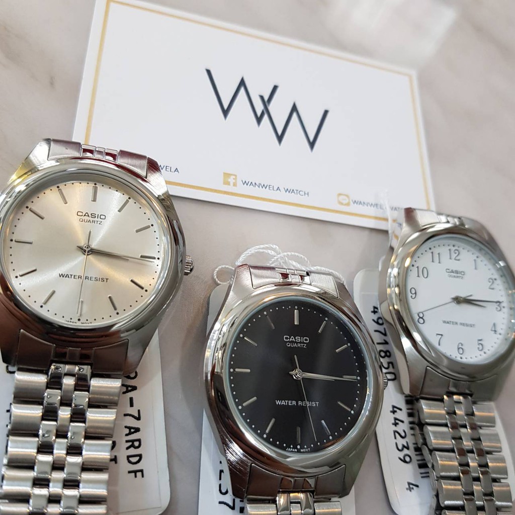 ใส่โค้ดลดเพิ่ม ของแท้ นาฬิกาข้อมือ Casio ผู้ชาย รุ่น MTP-1129A ...