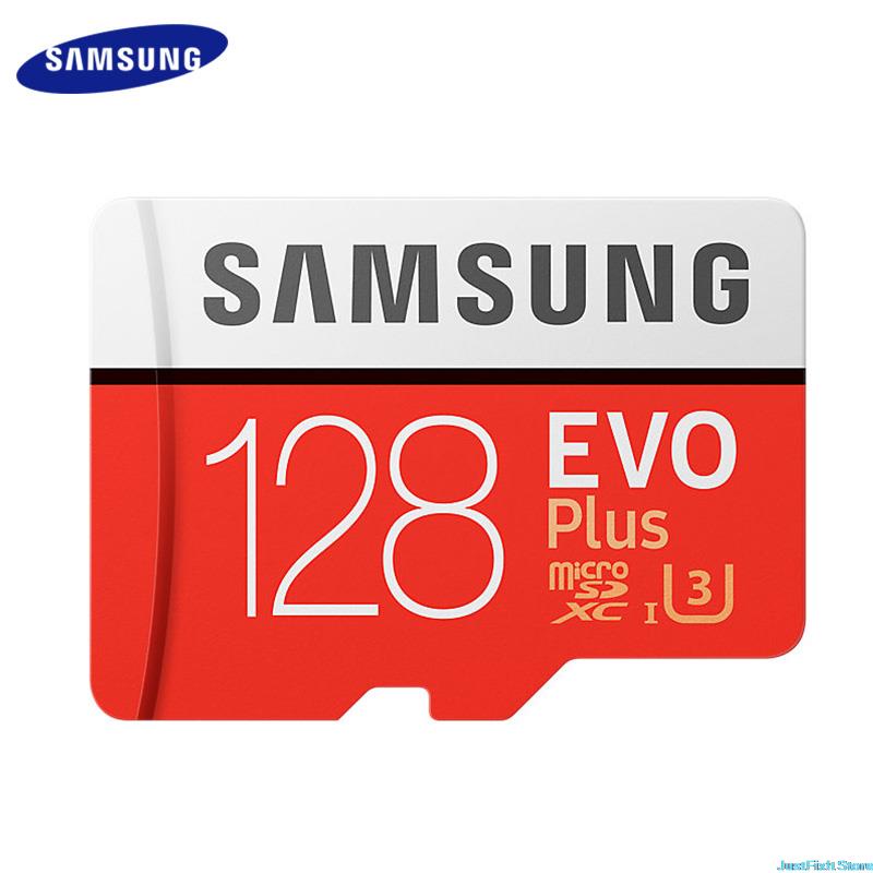 New Memory Card SAMSUNG EVO PLUS 256GB High Speed 100 MBS Micro SD ...