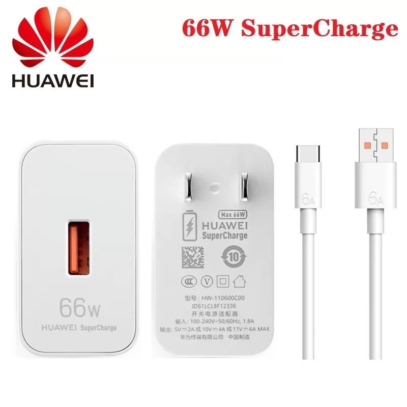 สายชาร์จ Huawei 66w แท้ charger 6A Super Charge USB Type C cable For ...