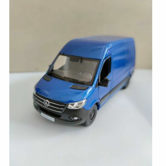 โมเดลรถเหล็ก Mercedes Benz sprinter scale 140 โมเดลรถบรรทุก รถส่งของ ...