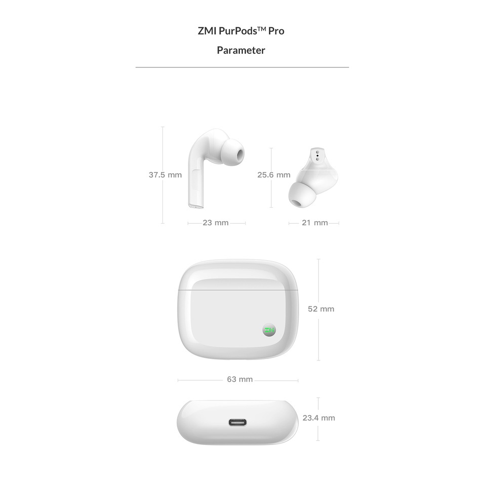 Xiaomi ZMI PurPods Pro World's first Bluetooth 5.2 True Wireless ...