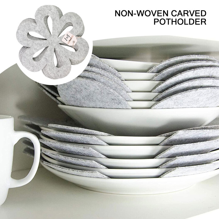 Pot protector (6 piece set, 35 cm)-decorative pot protector made of ...