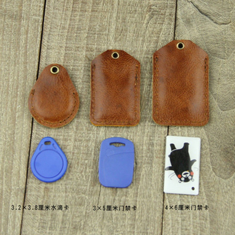 Trace together token pouch access control card holder water drop ...