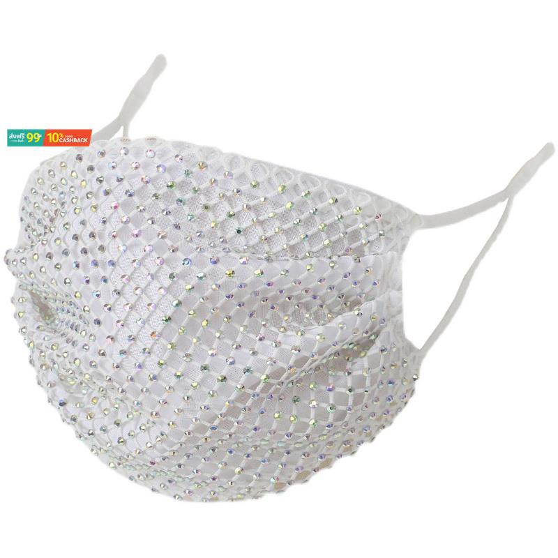 หน้ากาก N95เกาหลี cross-border flash diamond rhinestone masks fashion ...