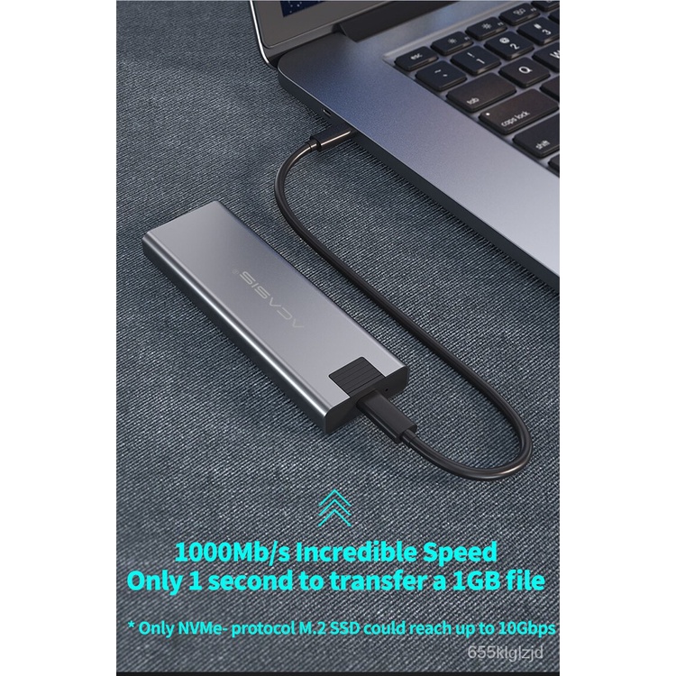 ACASIS SSD Case M.2 Enclosure USB 3.0 Type C Micro USB External Mobile ...