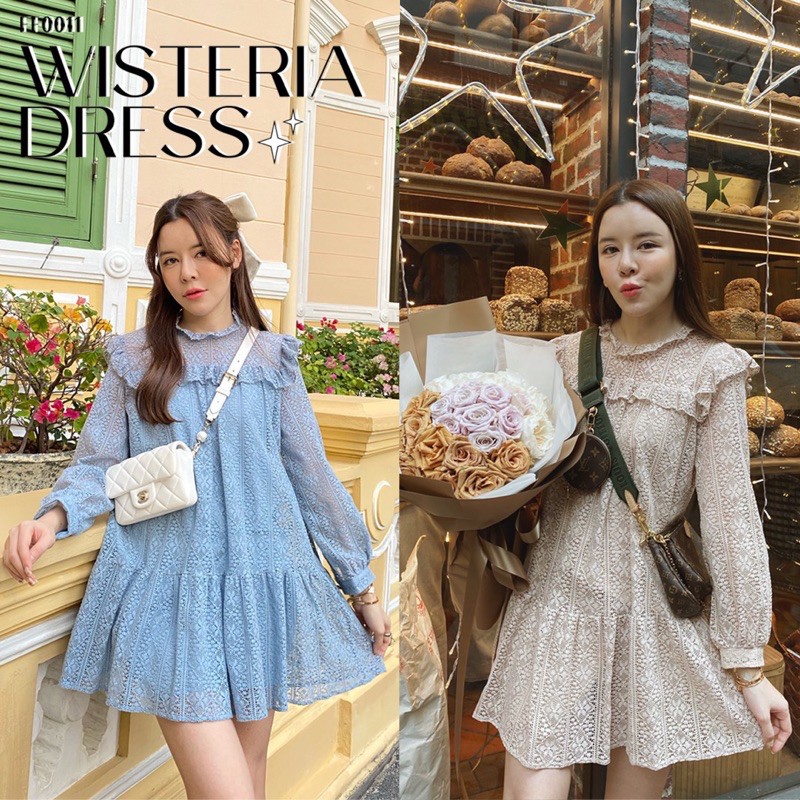 FLAT2112 FF0011 : WISTERIA DRESS - flat2112 - ThaiPick