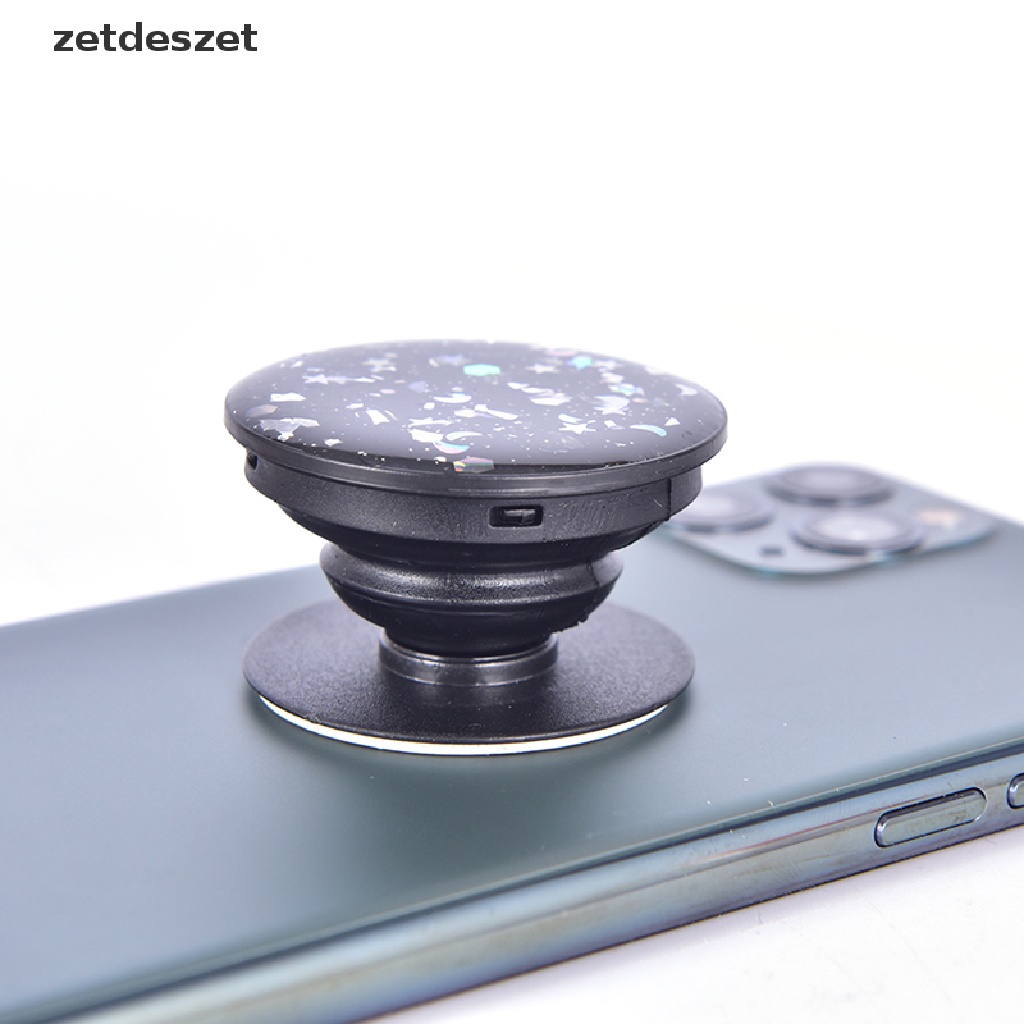 (zetdeszet) Universal epoxy Round Shape Phone Holder Expanding Finger ...