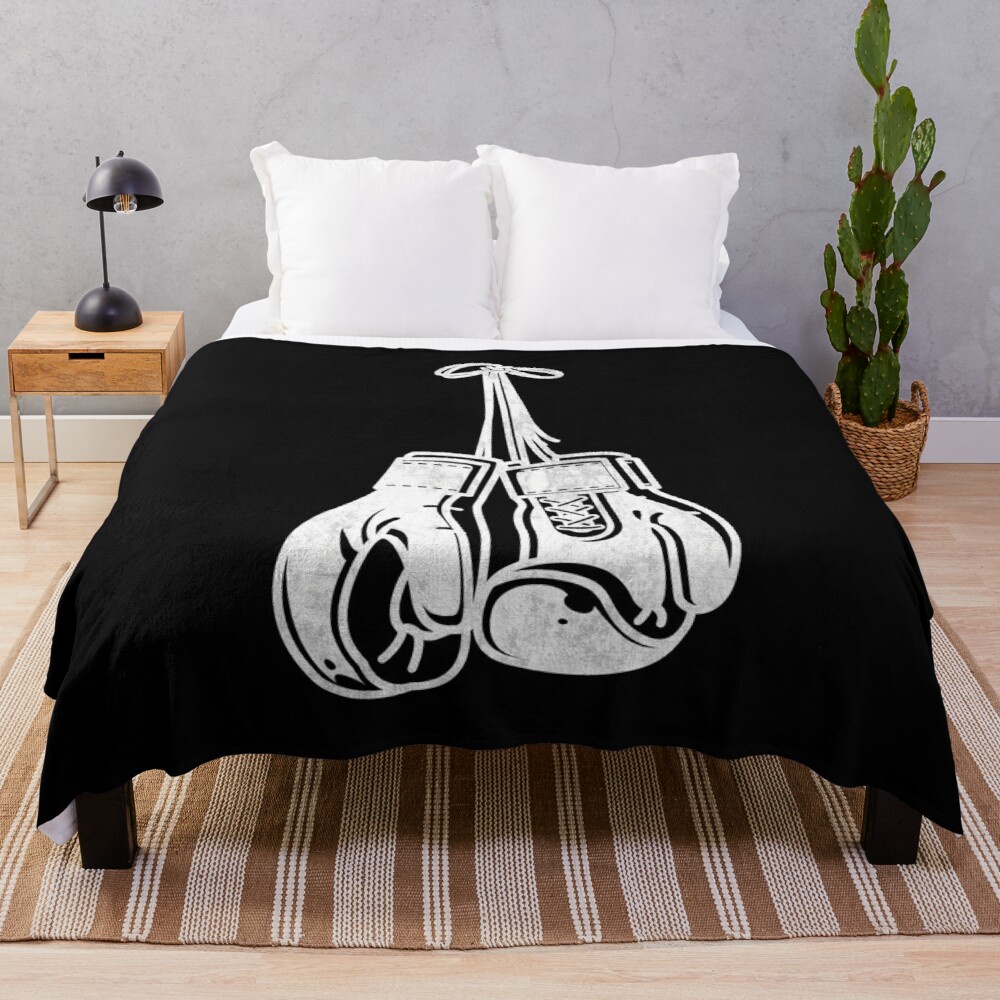 Boxing gloves Boxing gloves Throw Blanket throw blanket for sofa retro ...