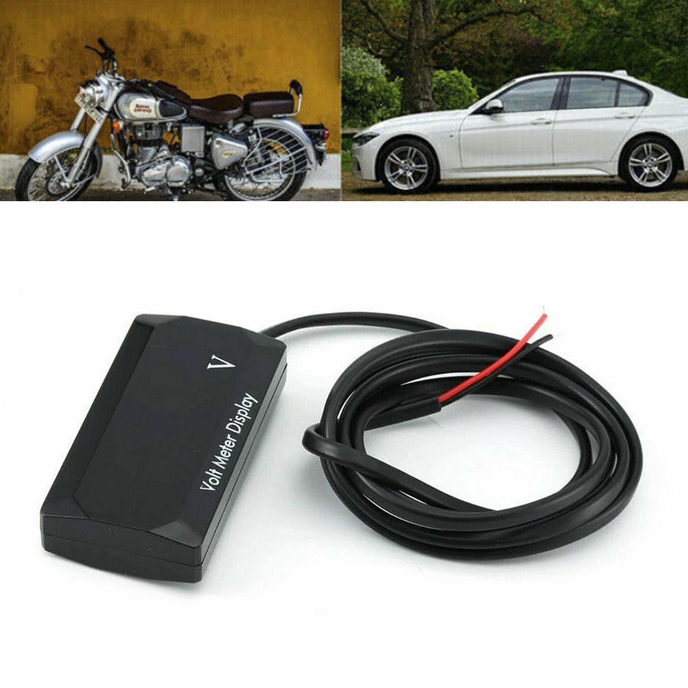 Motorcycle 12v Digital LED Display Voltmeter Voltage Specifications ...