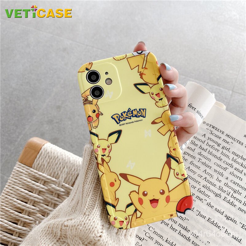 Cute Pikachu Squirtle Charizard Snorlax Dot Phone Case for Apple IPhone ...