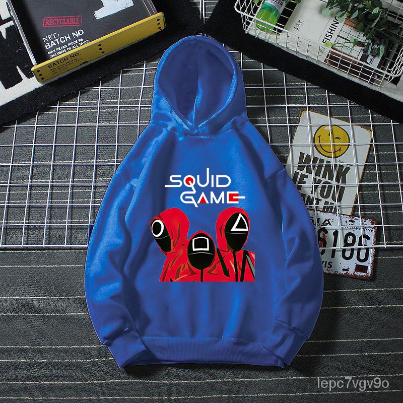 Ready Stocks Squid game kids print children's hoodie pullove Harajuku ...