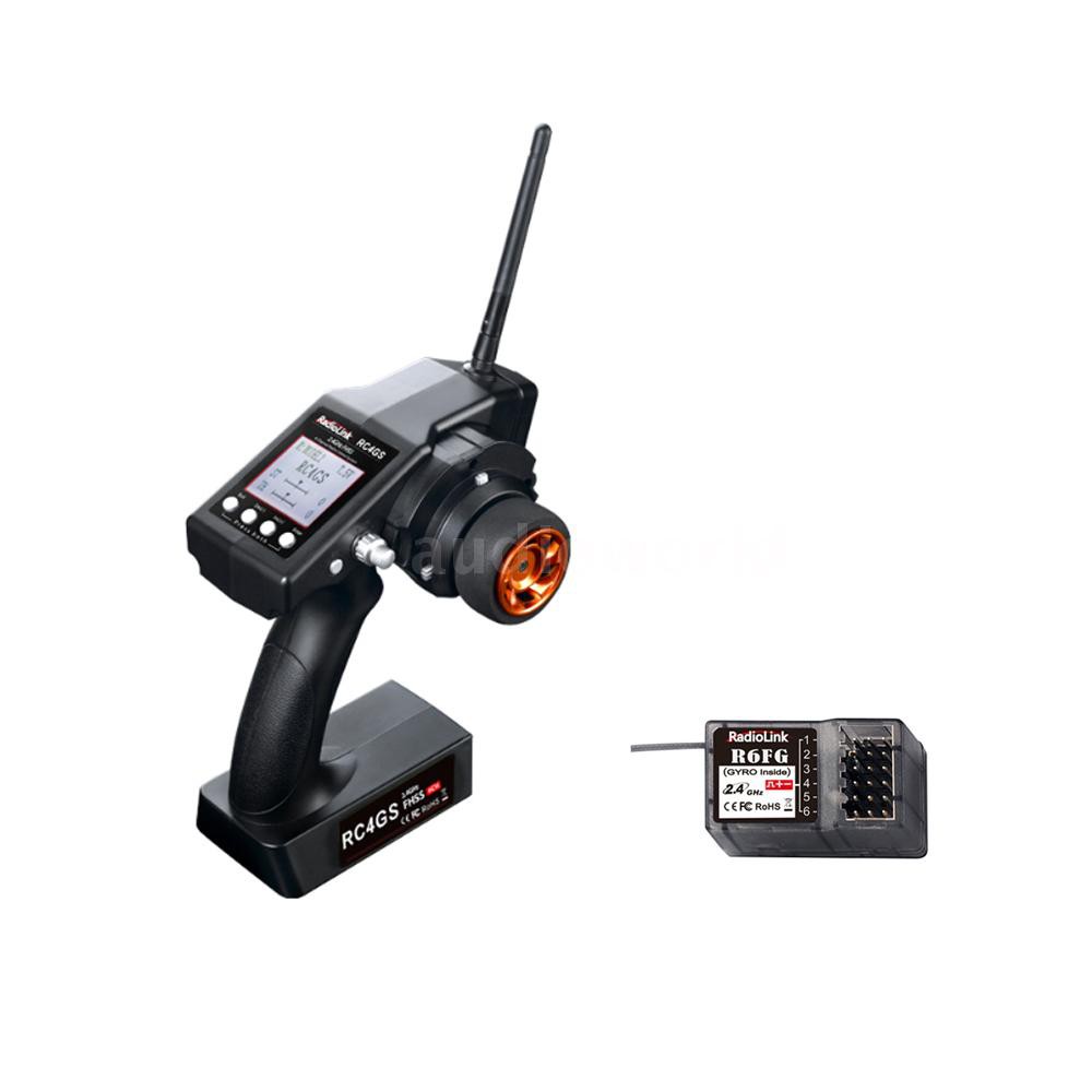 RadioLink RC 4gs 2.4 GHz 4ch รีโมทควบคุมเครื่องส่งสัญญาณและ Gyro สำหรับ ...