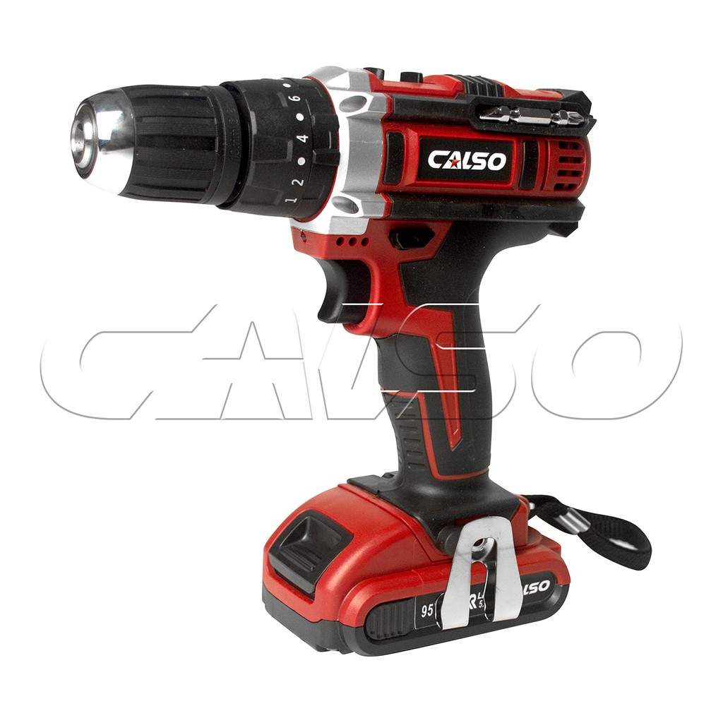 CALSO สว่านไร้สาย สว่านแบต 95 V 3 ระบบ โมเดลใหม่ทันสมัย เหน็บกระเป๋าได้ มีระบบกระแทก แบตเตอรี่ ...