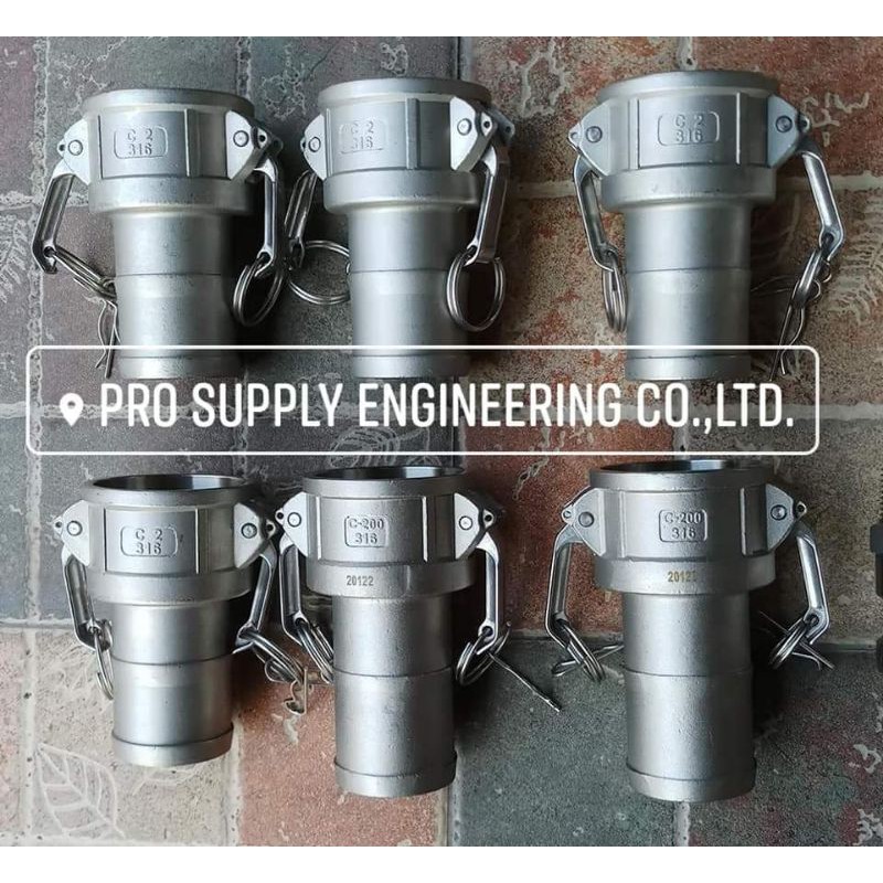 ข้อต่อสแตนเลส QUICK COUPLING SS316 PART C200 - viwj2r5tew - ThaiPick