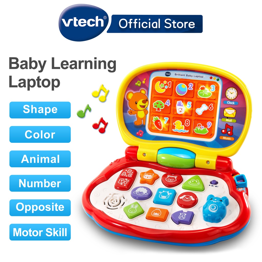 VTech Official Store Brilliant Baby Laptop Early Learning Toys 6-36 ...
