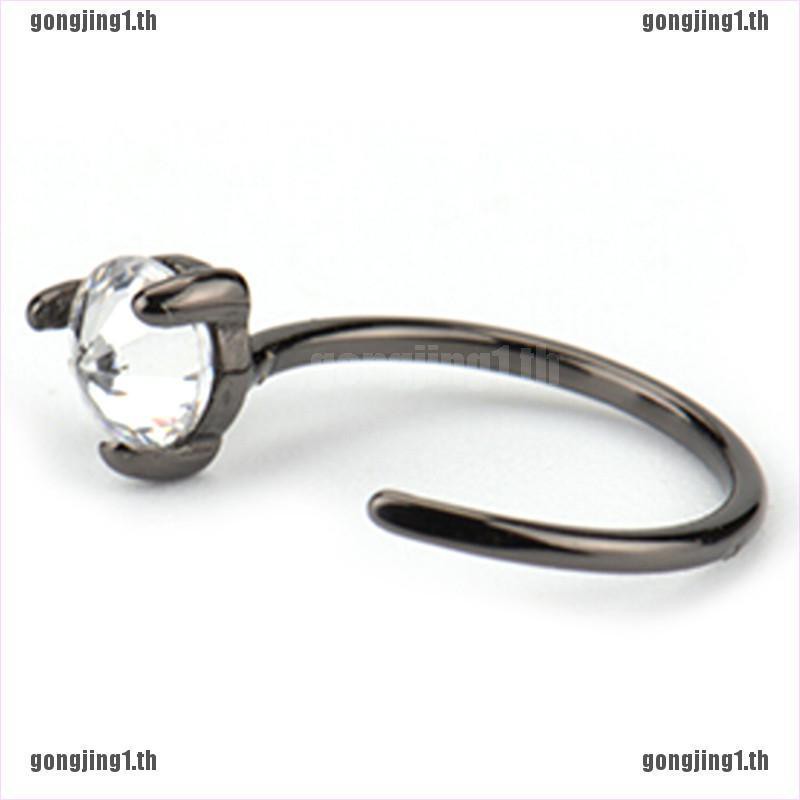 COD Women Crystal Rhinestone Earrings Ear Clip Stud Earrings Charms ...