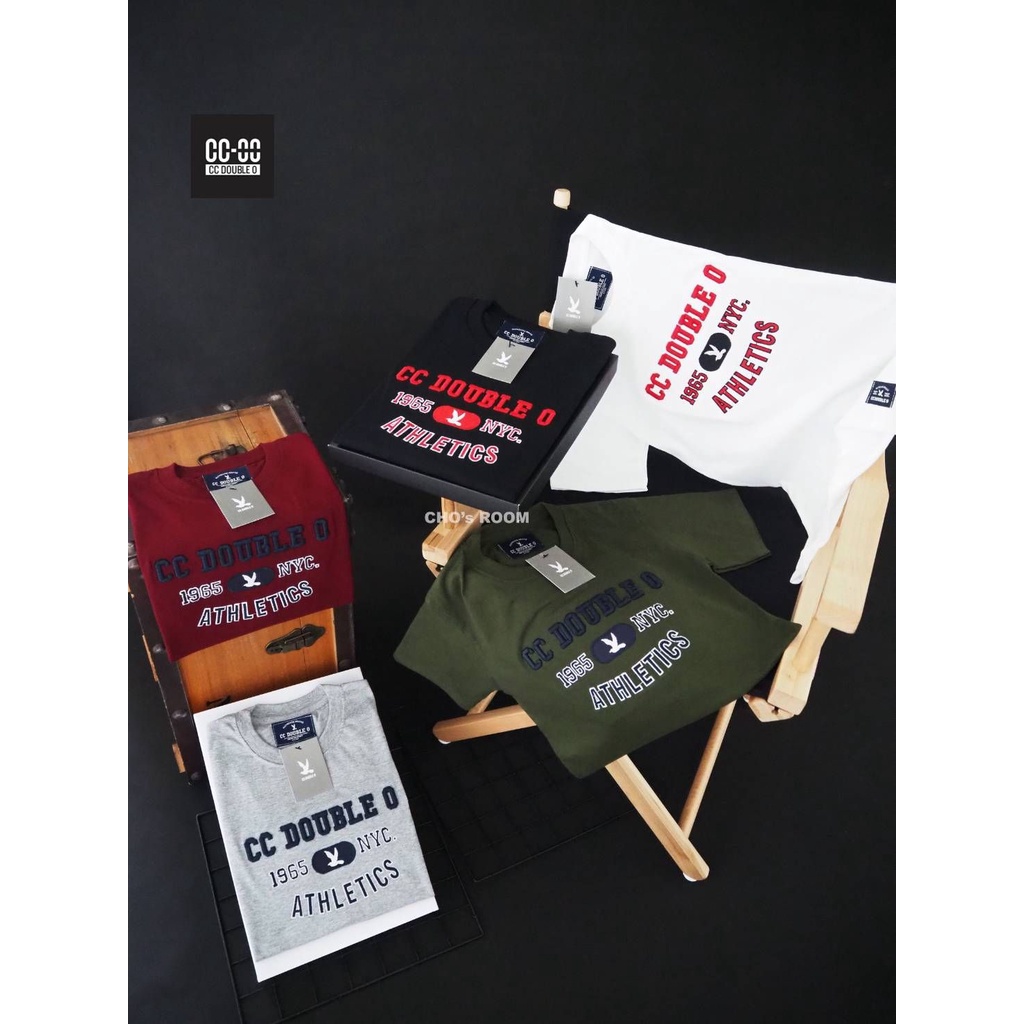 CC DOUBLE O เสื้อยืดซีซีดับเบิ้ลโอ งานปัก Cotton100 (CC-004) - rg.shop ...