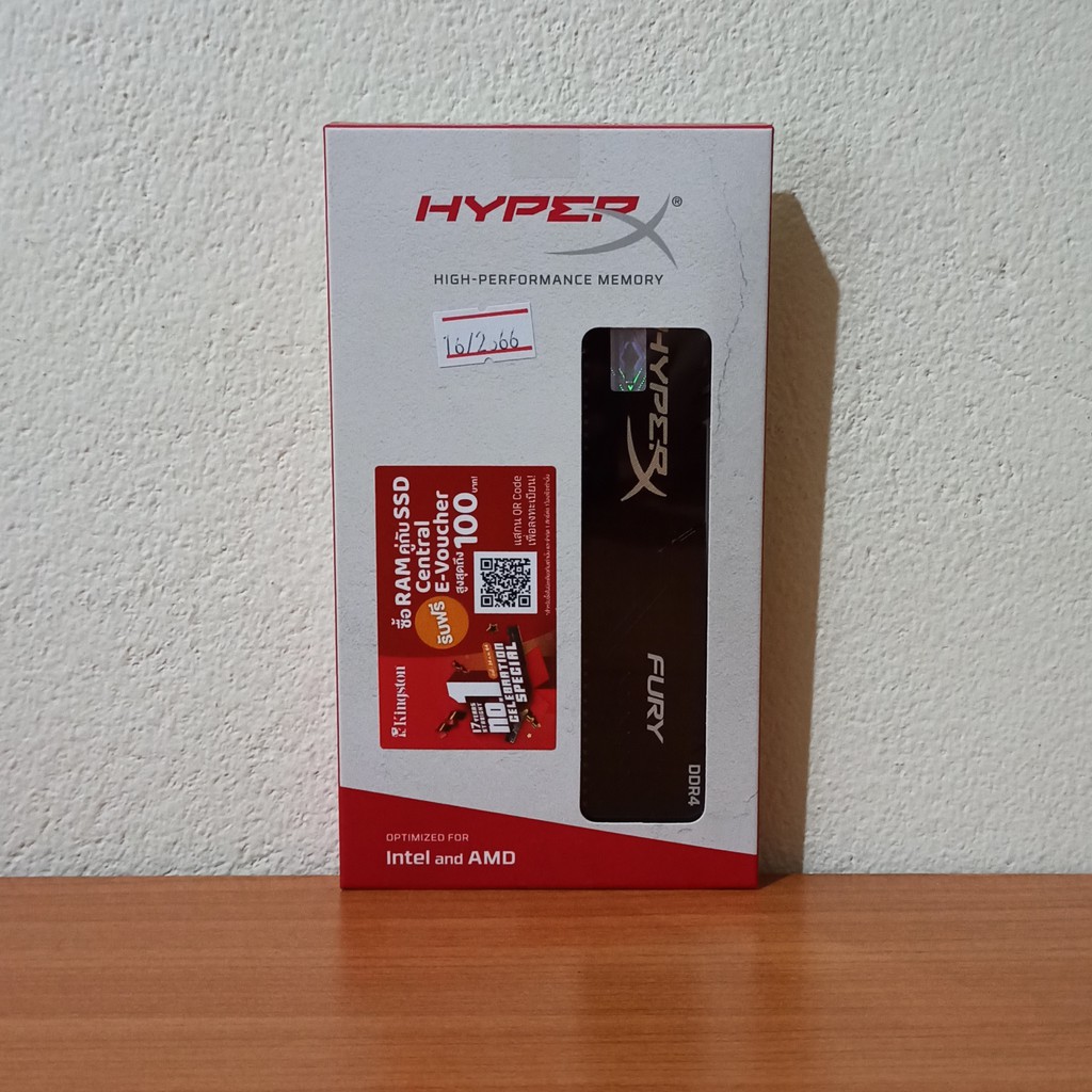[-ของใหม่-] DDR4/2666 DDR4/3200 KINGSTON HyperX FURY // FURY BEAST (RAM ...