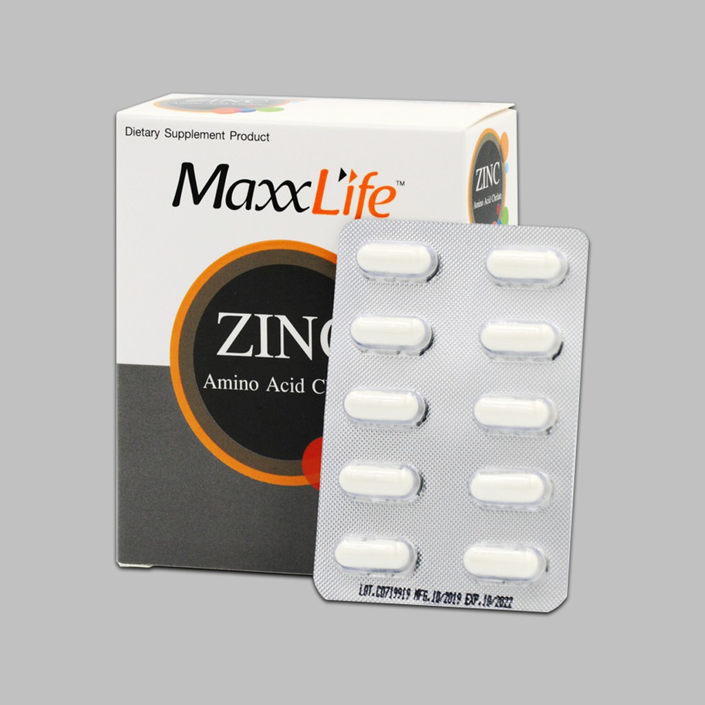 ZINC ซิงค์ (พร้อมส่ง ) 1 กล่อง 30 แคปซูล - maxxlife_official_thailand ...