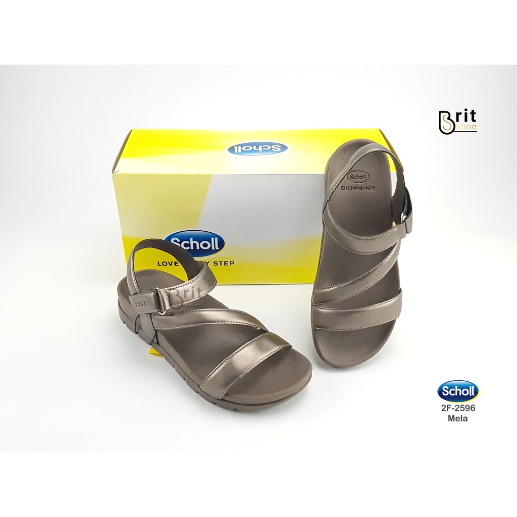 Scholl Mela 2F-2596 รองเท้าสุขภาพ รองเท้ารัดส้น ผู้หญิง - rookiefootie ...