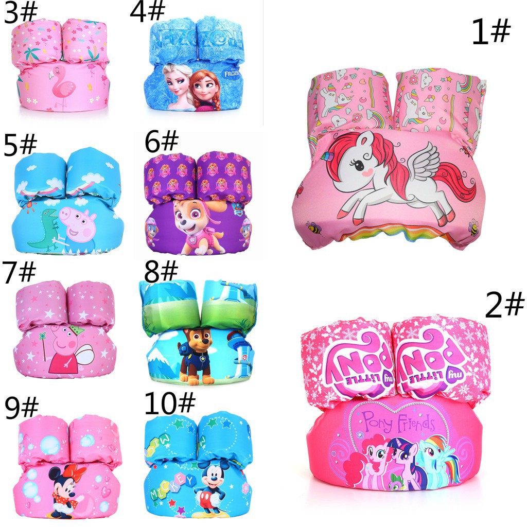 26 Choice My Little Pony Paw Patrol Kids Life Jacket Foam Float Arm ...