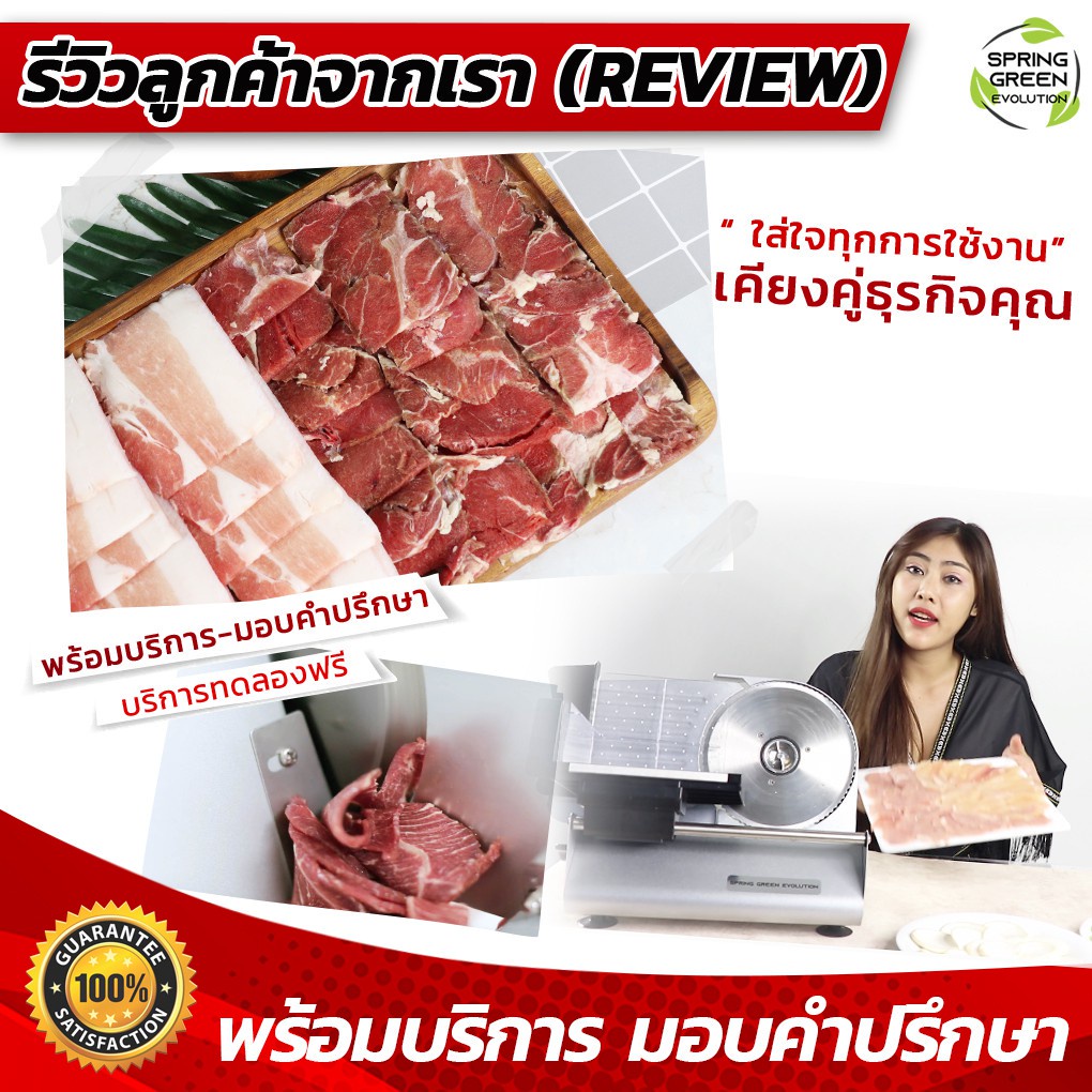 Spring Green Evolution เครื่องสไลด์หมู เครื่องสไลด์เนื้อ เครื่องสไลด์ ...
