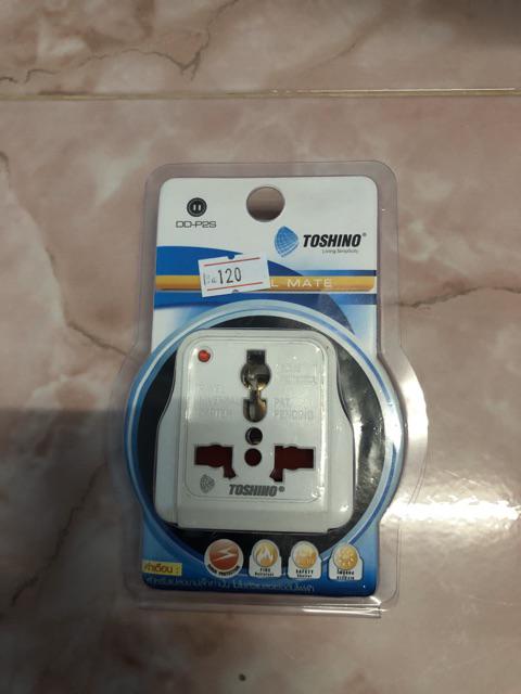ปลั๊กแปลงขา 2ขา แบน DD-P2S TOSHINO ปลั๊ก | Shopee Thailand
