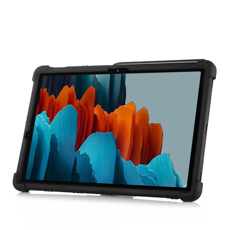เคสซิลิโคนกันลื่นสีพื้นสําหรับ Samsung Galaxy Tab S7 Plus Sm - T970 Sm ...
