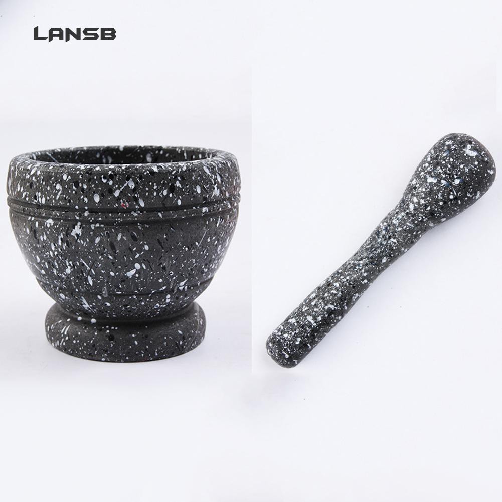 â˜…SS Garlic Masher Bowl Mashing Household Crushing Jar Mortar Pestle ...