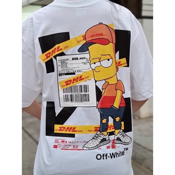 เสื้อOff white DHL เต็มหน้าหลัง พร้อมส่ง ชาย-หญิง - teensoption - ThaiPick