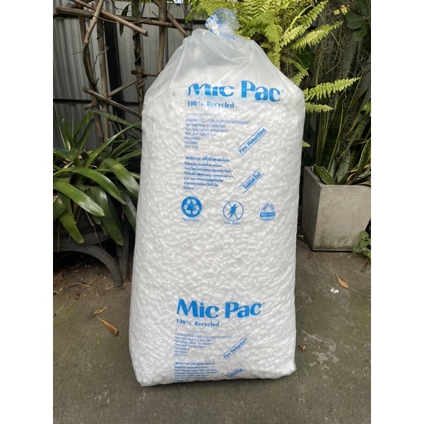 โฟมตัวหนอน MIC PAC ขนาด (7 CLBIC FEET โดยประมาณ 750กรัม)และ(14 CLBIC ...
