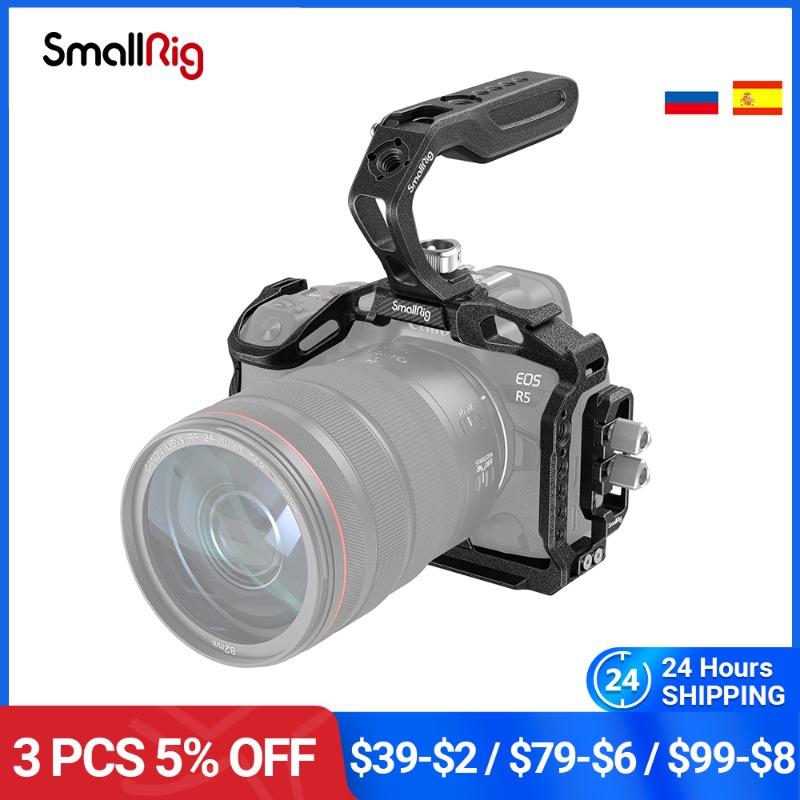 กล้องกรงSmallRig Black Mamba Camera Cage with HDMI cable clamp and Top ...