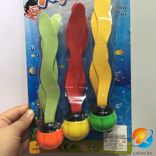 CL 3 Pcs Underwater Grab Dive Seaweed Swimming Pool Water Diving Toy ...