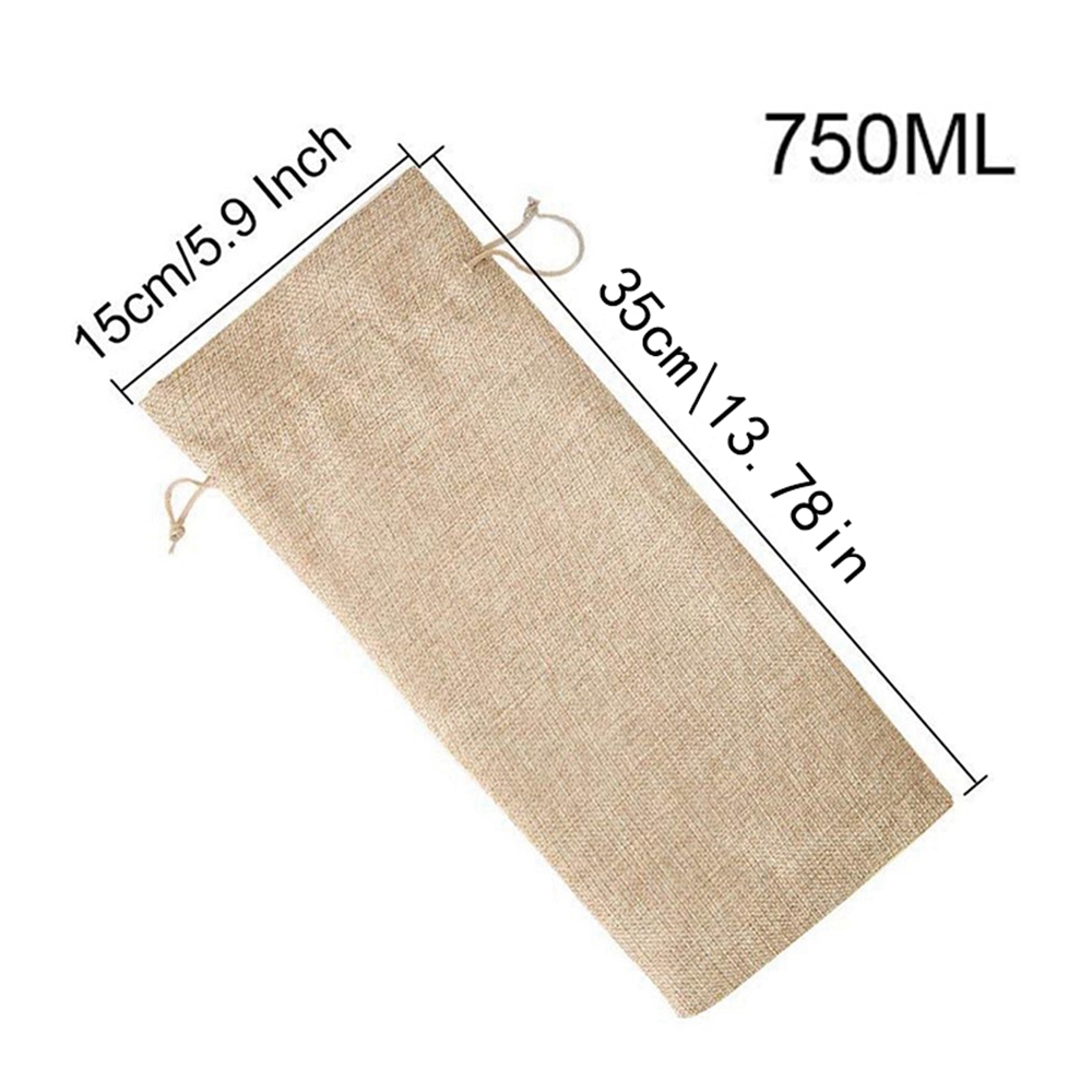 Mxgoods ถุงผ้าลินินหลากสีขนาด 750 มล . 10 ชิ้น / ชุด - mxgoods.th - ThaiPick