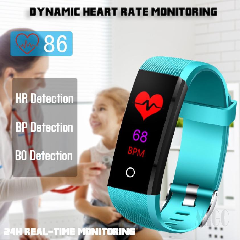 MIGO ติดตามการออกกำลังกายกันน้ำสร้อยข้อมือสมาร์ท Rate Heart Monitor ...