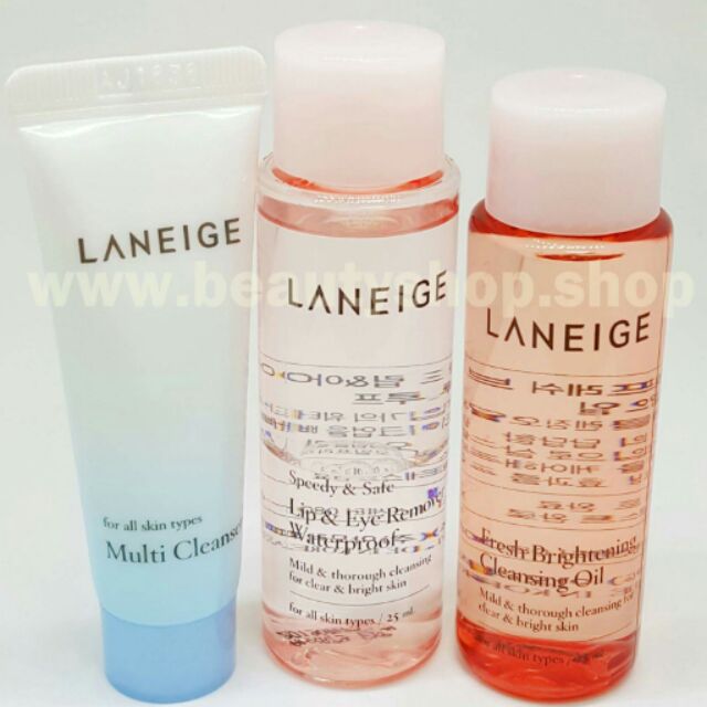 Laneige New Cleansing Trial Kit 3 Items (Sample size) | Shopee Thailand