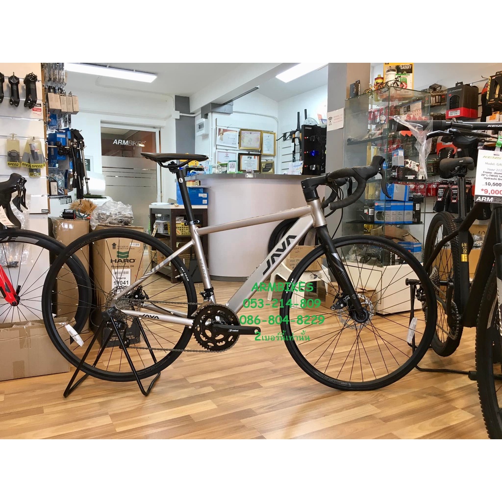 JAVA รุ่น Veloce Disc จักรยานเสือหมอบ เฟรมอลูมิเนียม 2x9 speed | Shopee ...