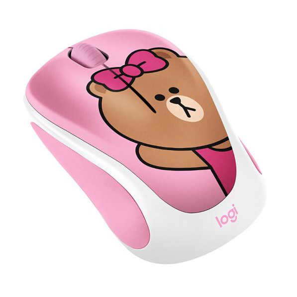 เมาส์ไร้สาย Logitech น่ารัก Line Friends Cute Wireless Mouse | Shopee ...