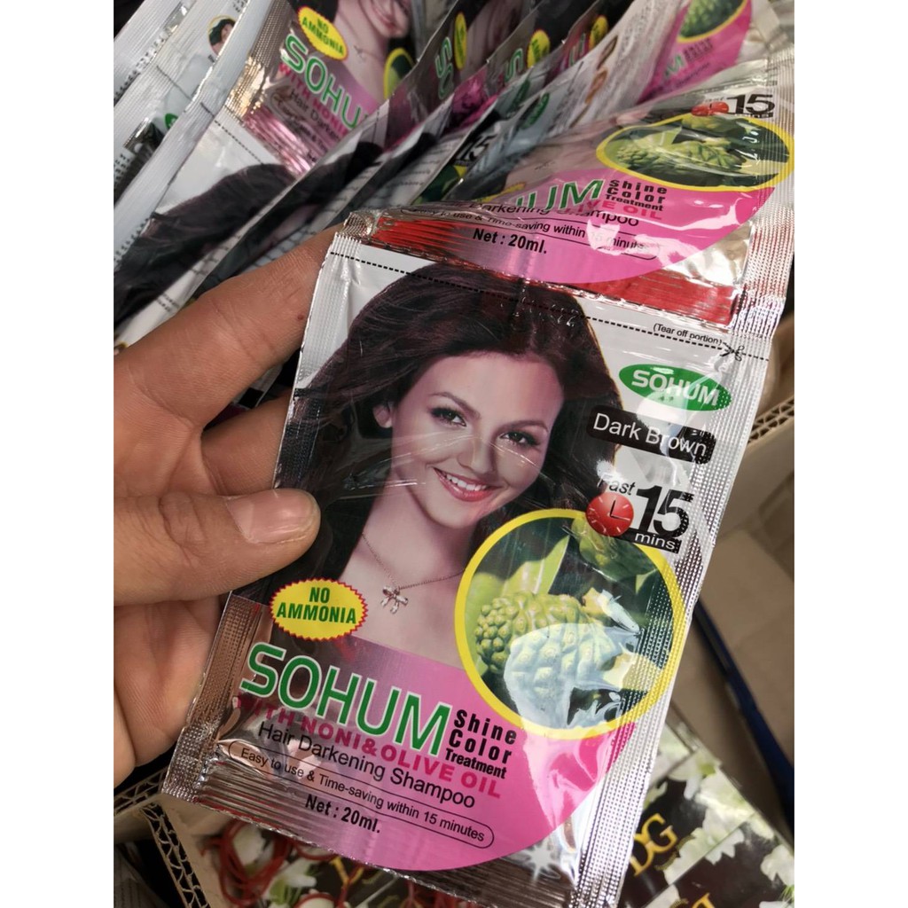 แชมพูย้อมผมแบบซอง(SOHUM)1ลังมี600ซอง - nygenshop - ThaiPick