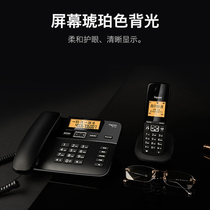 Gigaset original Siemens DL310 โทรศัพท์ไร้สายสำนักงานโทรศัพท์บ้านไร้สายบ้านหนึ่งสำหรับโทรศัพท์ ...