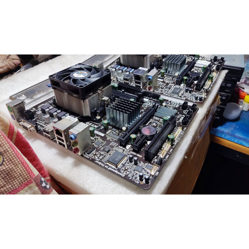 Motherboar เมนบอร์ด GIGABYTE AM3 GA-78LMT-S2 CPU AMD FX 4100 Quad Core ...