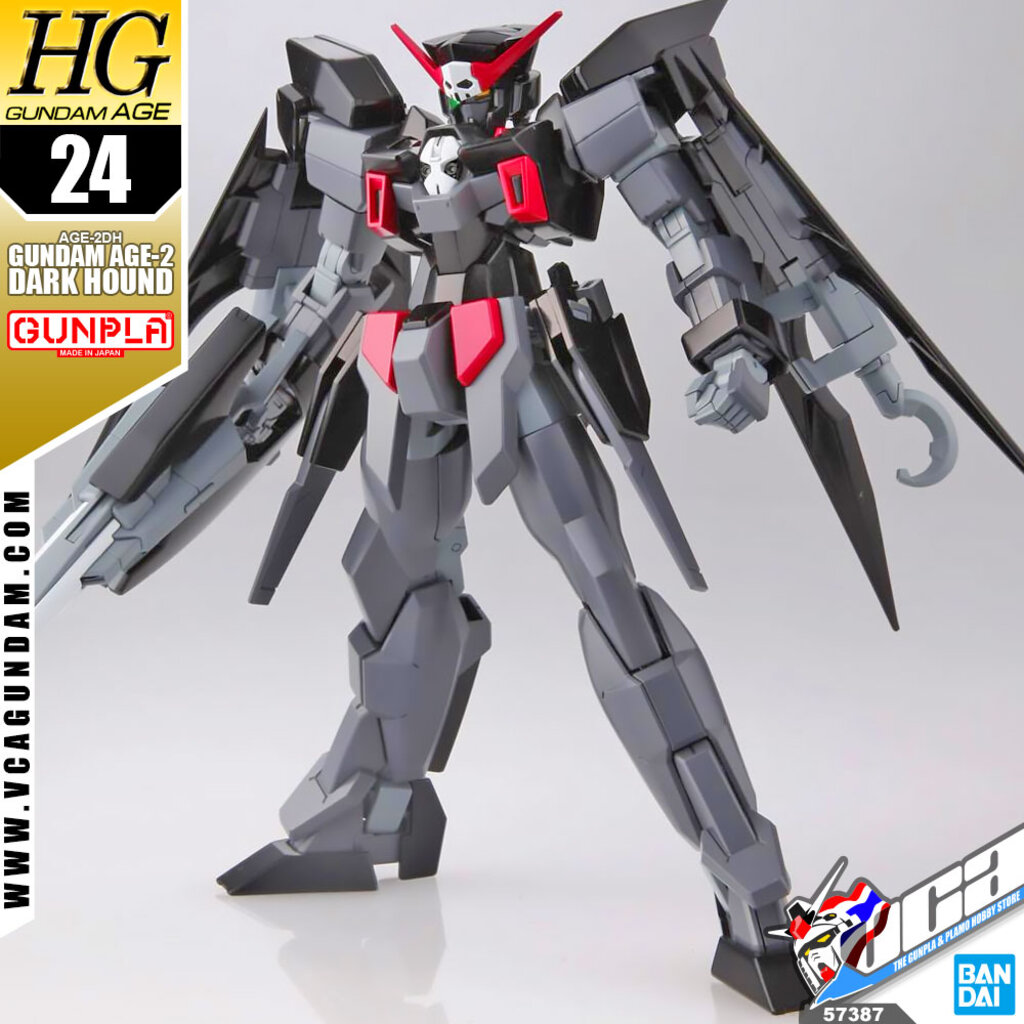 BANDAI GUNPLA HIGH GRADE AGE HGGA HG 1/144 GUNDAM AGE-2 DARK HOUND ...