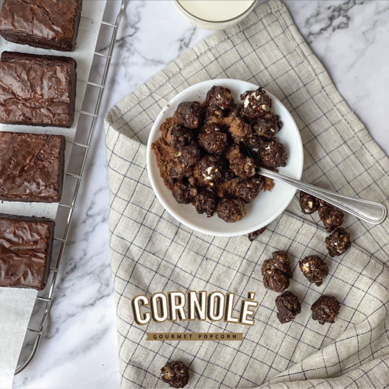 CORNOLÉ(คอร์นโนเล่) popcorn ป๊อปคอร์น รสบราวนี่ ช็อคโกแลต ...